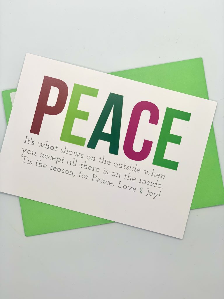 Peace | Inspirational Messages | Holiday Cards Peace