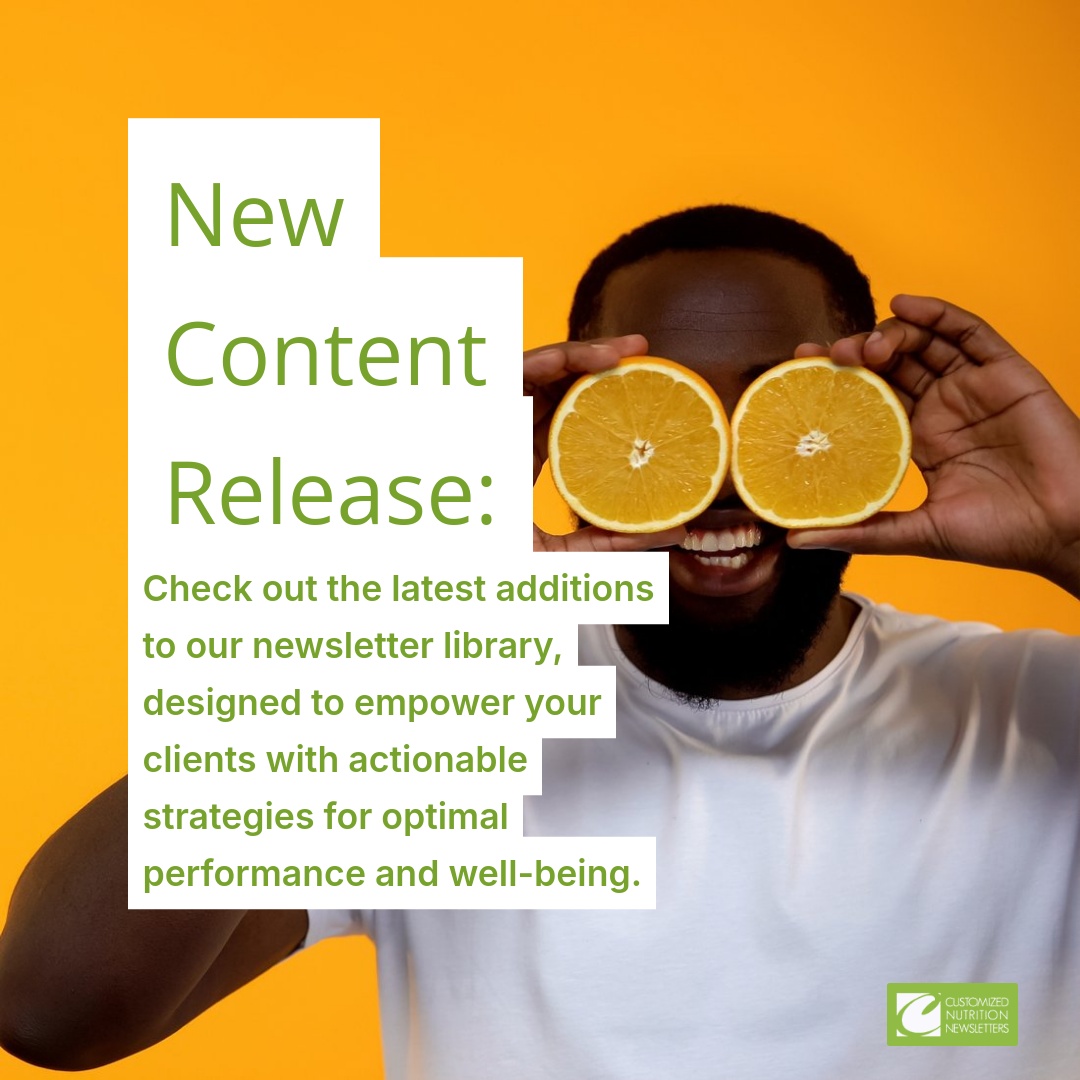 Newsletter Spotlight: New Nutrition & Wellness Resources + Key Health ...